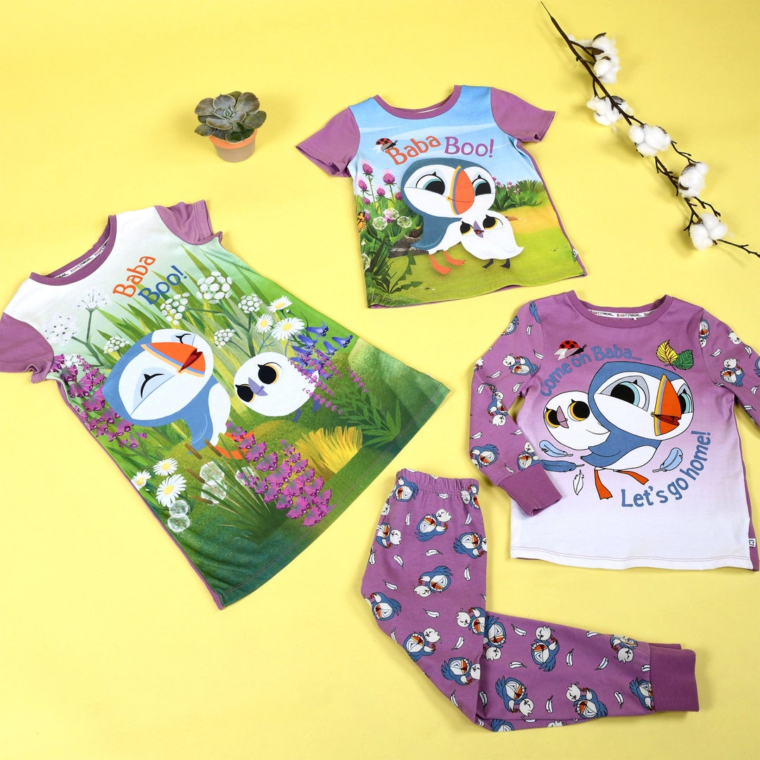 Official Puffin Rock Kids Tshirt - Etsy