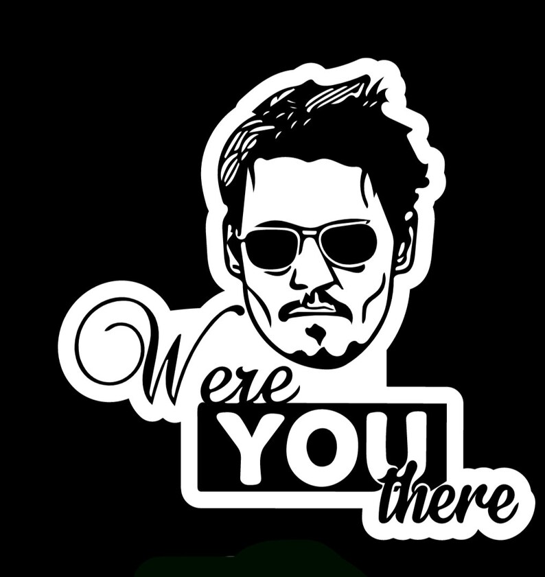 7 Johnny Depp Vinyl Stickers Approximately 2.5-3 X 1.699-3 - Etsy