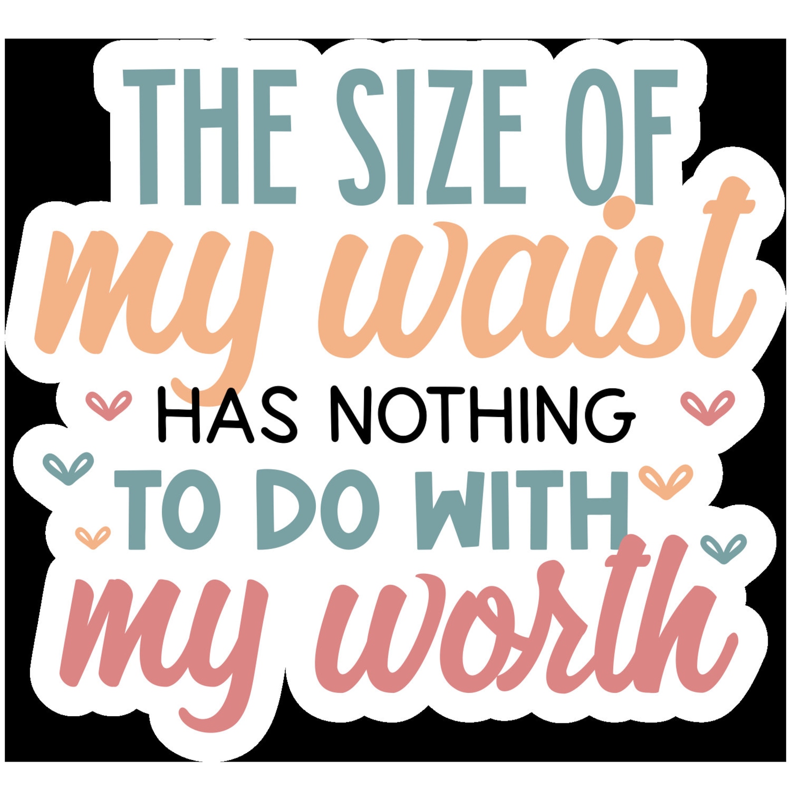 Body Positivity Motivational Stickers 12 Different Stickers - Etsy