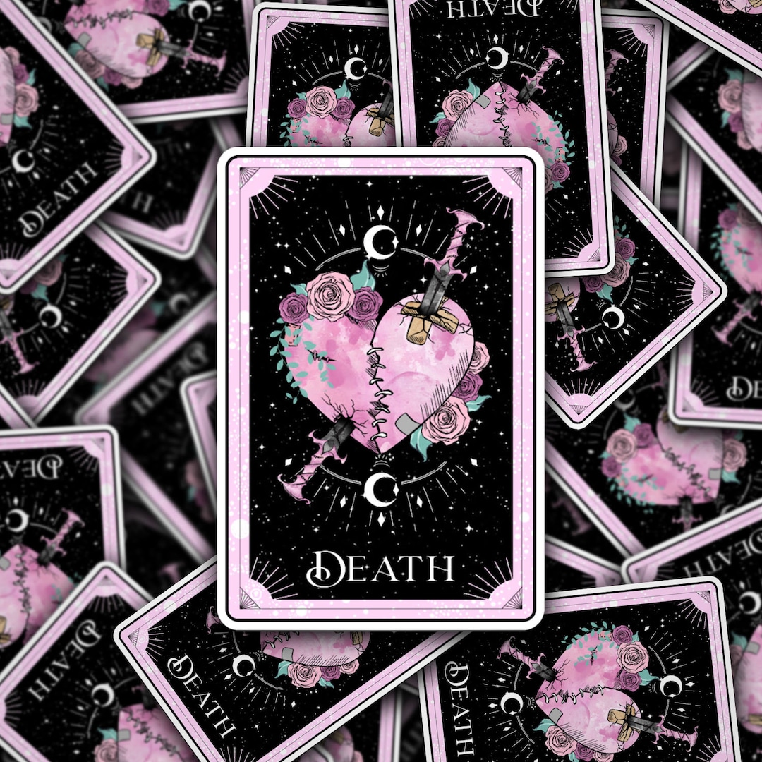 Death Tarot Card Vinyl Sticker Approximately 3.22 Inches X 4.75 Inches ...