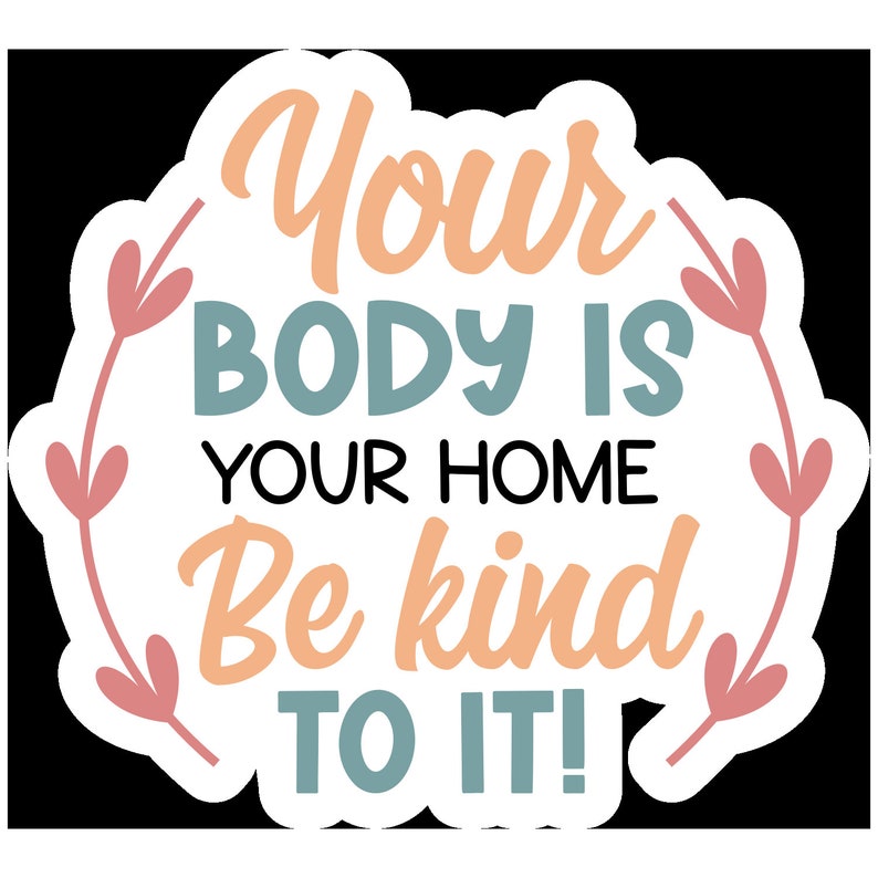 Body Positivity Motivational Stickers 12 Different Stickers - Etsy