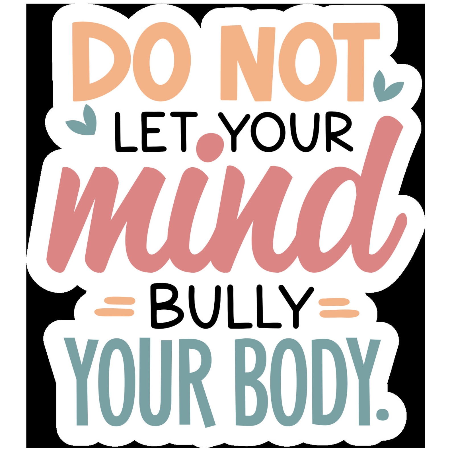 Body Positivity Motivational Stickers 12 Different Stickers - Etsy