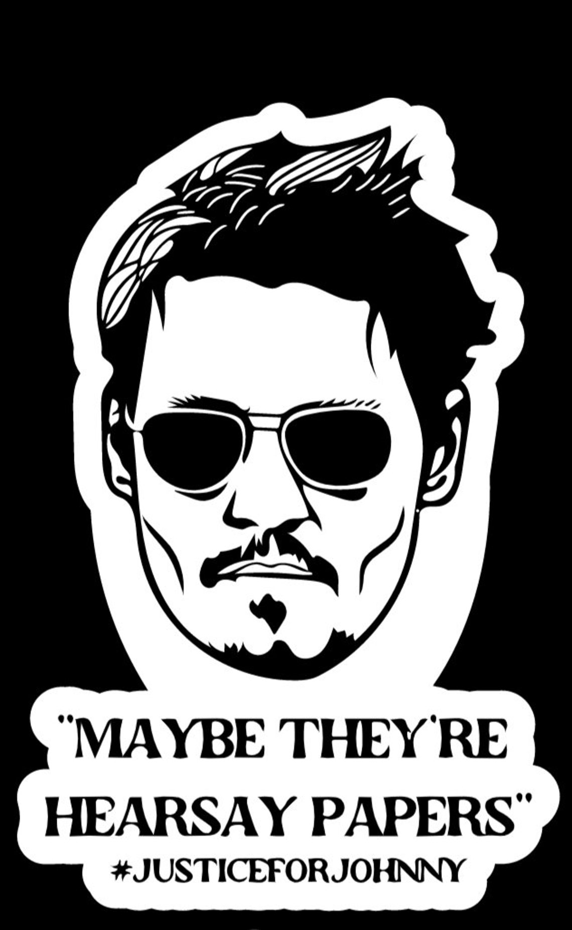 7 Johnny Depp Vinyl Stickers Approximately 2.5-3 X 1.699-3 - Etsy