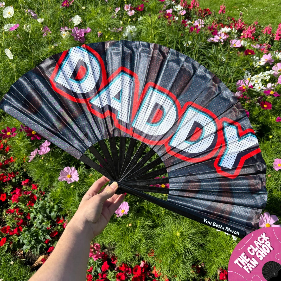 Daddy Fan / Drag Fan / Clack Fan / Festivals / Drag Queen - Etsy