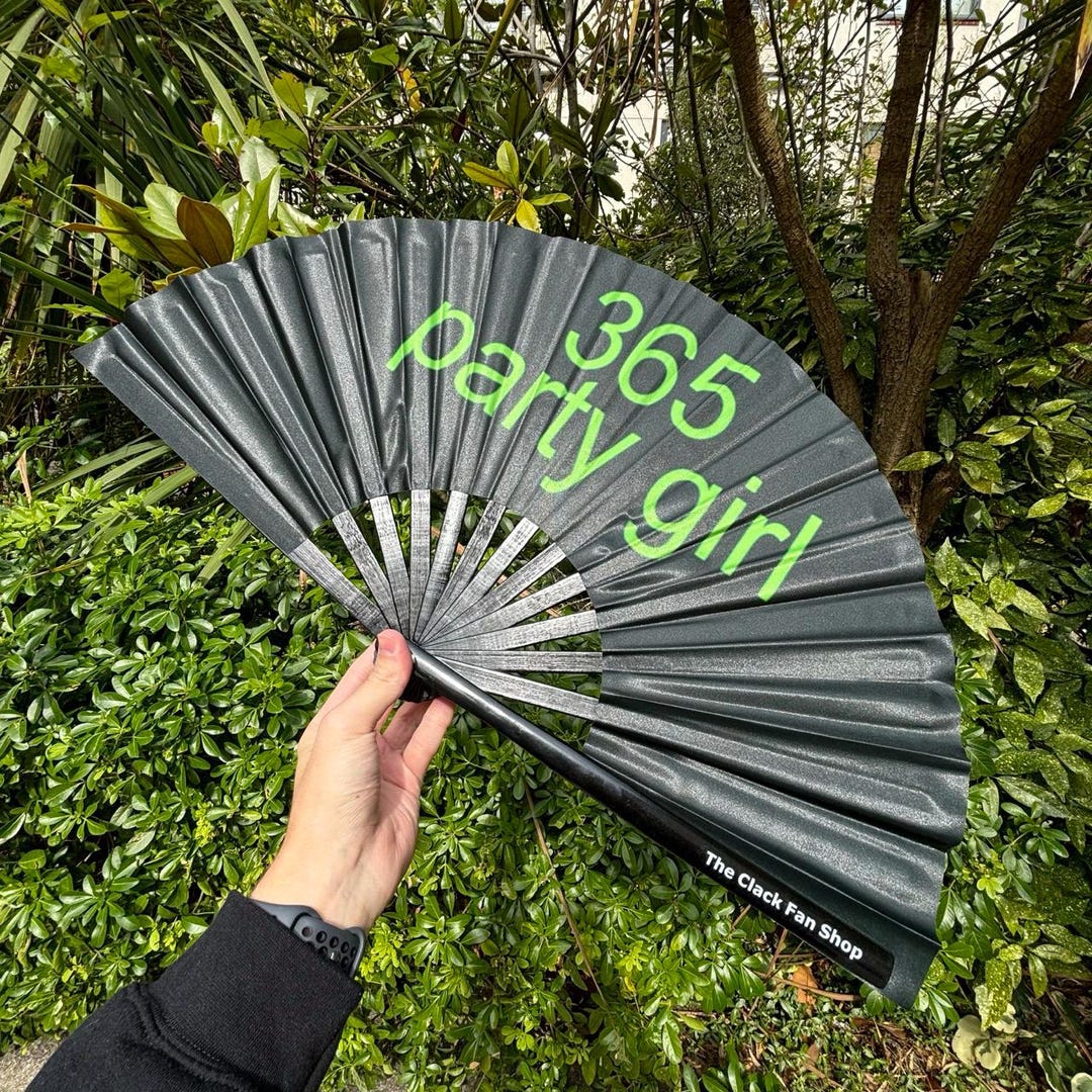 365 Party Girl Fan / Drag Fan / Clack Fan / Festivals / Drag Queen ...