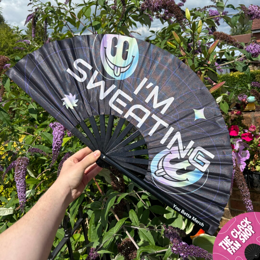 I'm Sweating Fan / Drag Fan / Clack Fan / Festivals / Drag Queen - Etsy