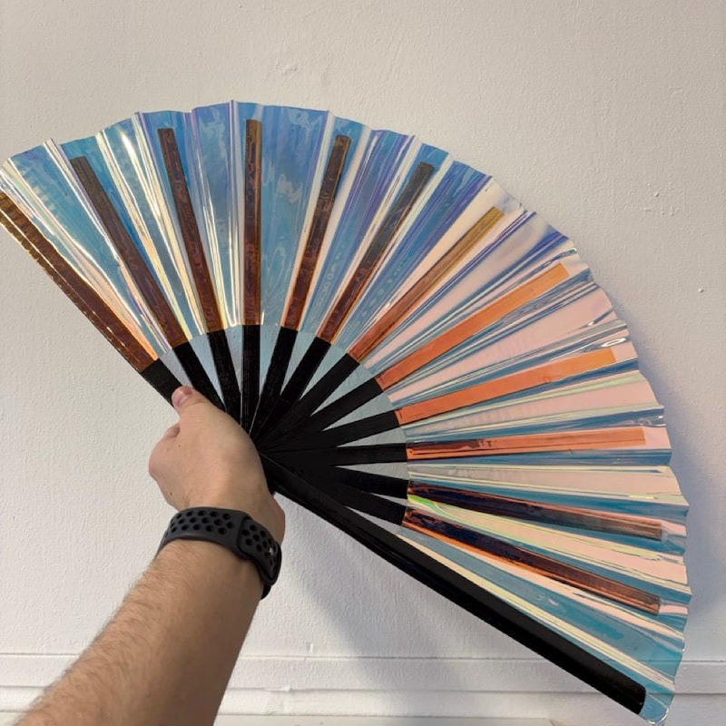 Clack Fan Iridescent - Etsy