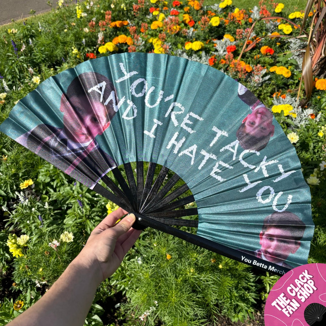 You're Tacky Bamboo Clack Fan: Drag Queen Festival Accessory - Etsy