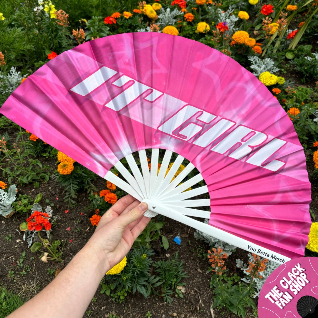 IT GIRL Fan / Drag Fan / Clack Fan / Festivals / Drag Queen - Etsy