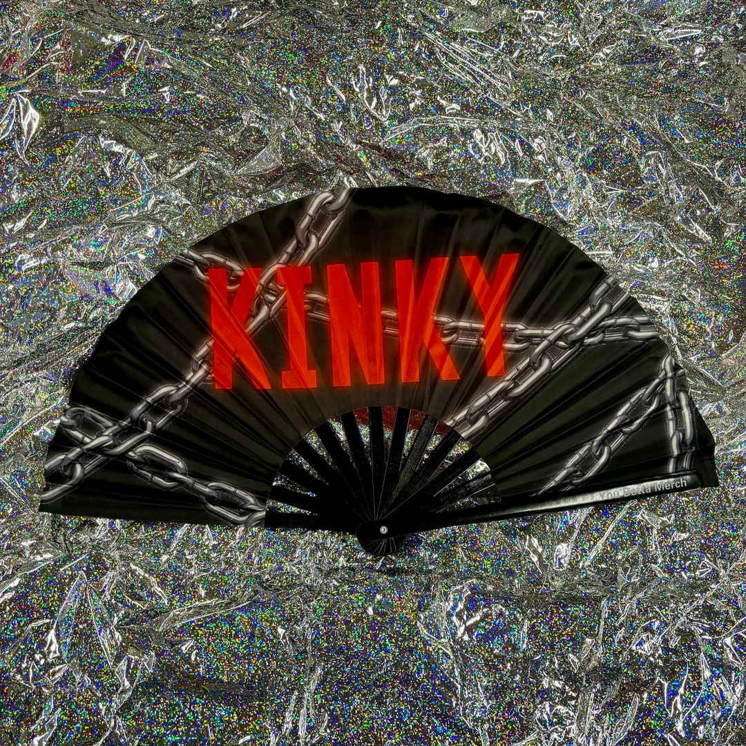 Kinky Fan / Drag Fan / Clack Fan / Festivals / Drag Queen - Etsy