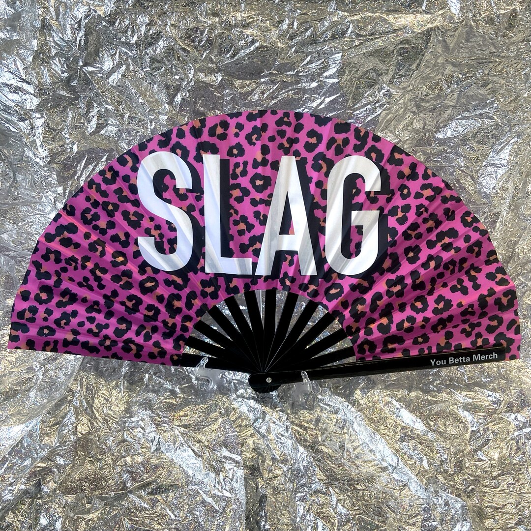Slag Fan / Drag Fan / Clack Fan / Festivals / Drag Queen - Etsy