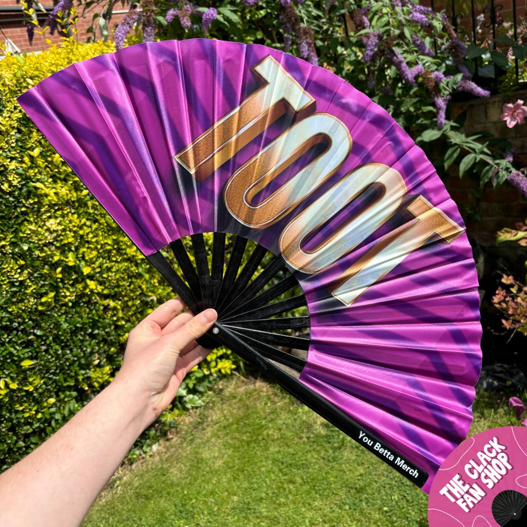 TOOT & BOOT Fan / Drag Fan / Clack Fan / Festivals / Drag Queen (double ...