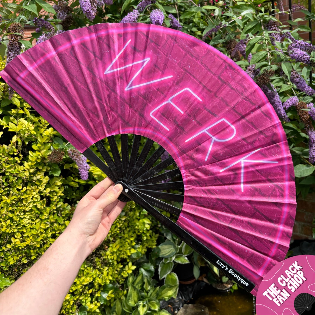 WERK Fan (drag Race) / Drag Fan / Clack Fan / Festivals / Drag Queen - Etsy