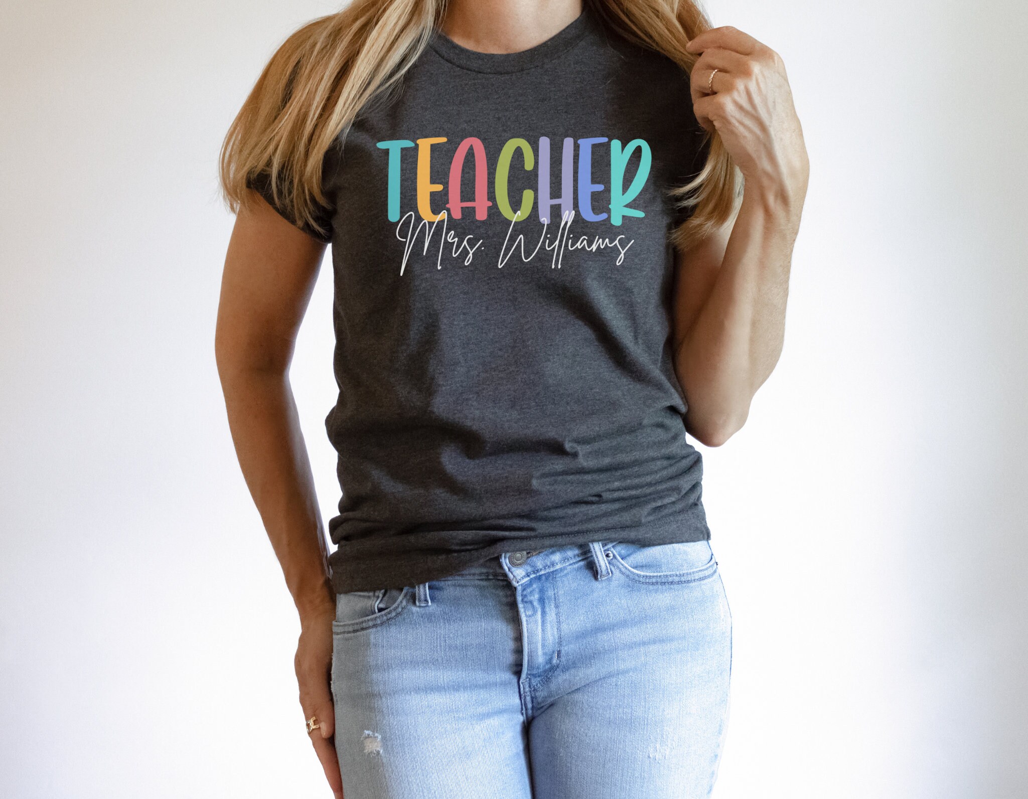 Custom Teacher Shirt, Teacher Team Shirts, Personalized School Tshirt ...