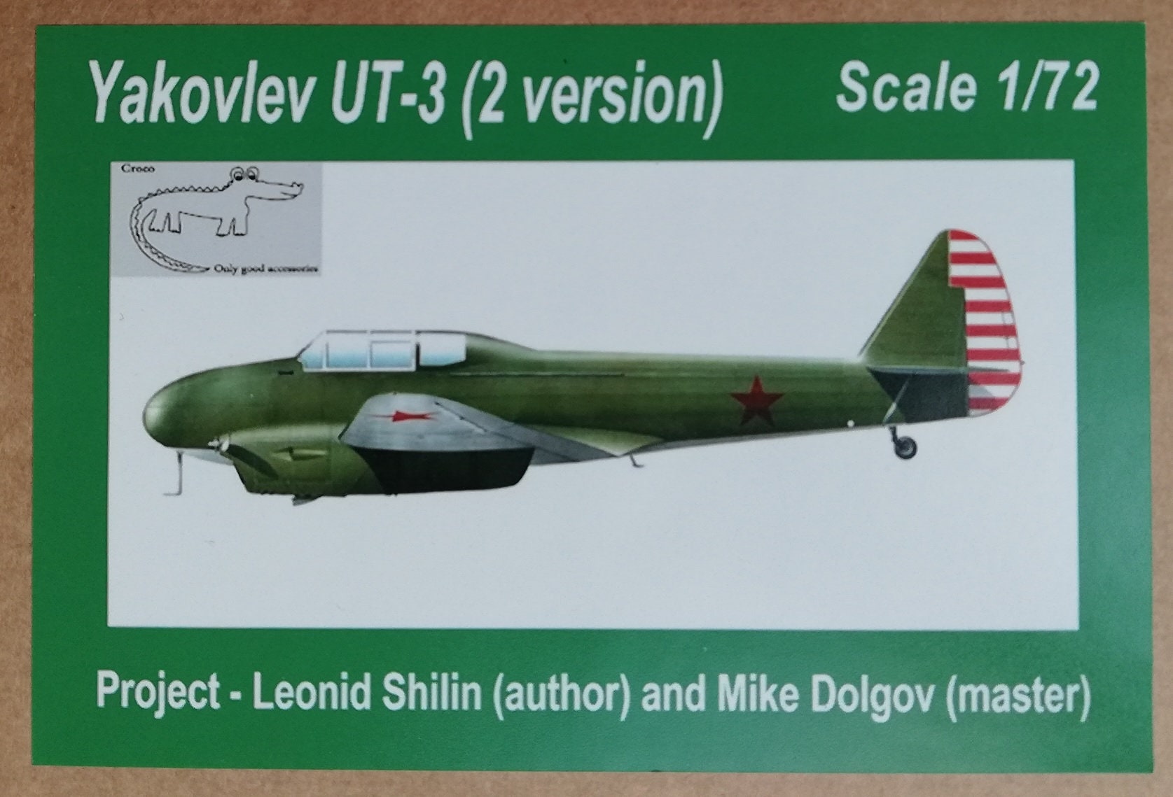1/72 Croco Models 72035 Yakovlev UT-3 2-st Version, Training Aircraft ...