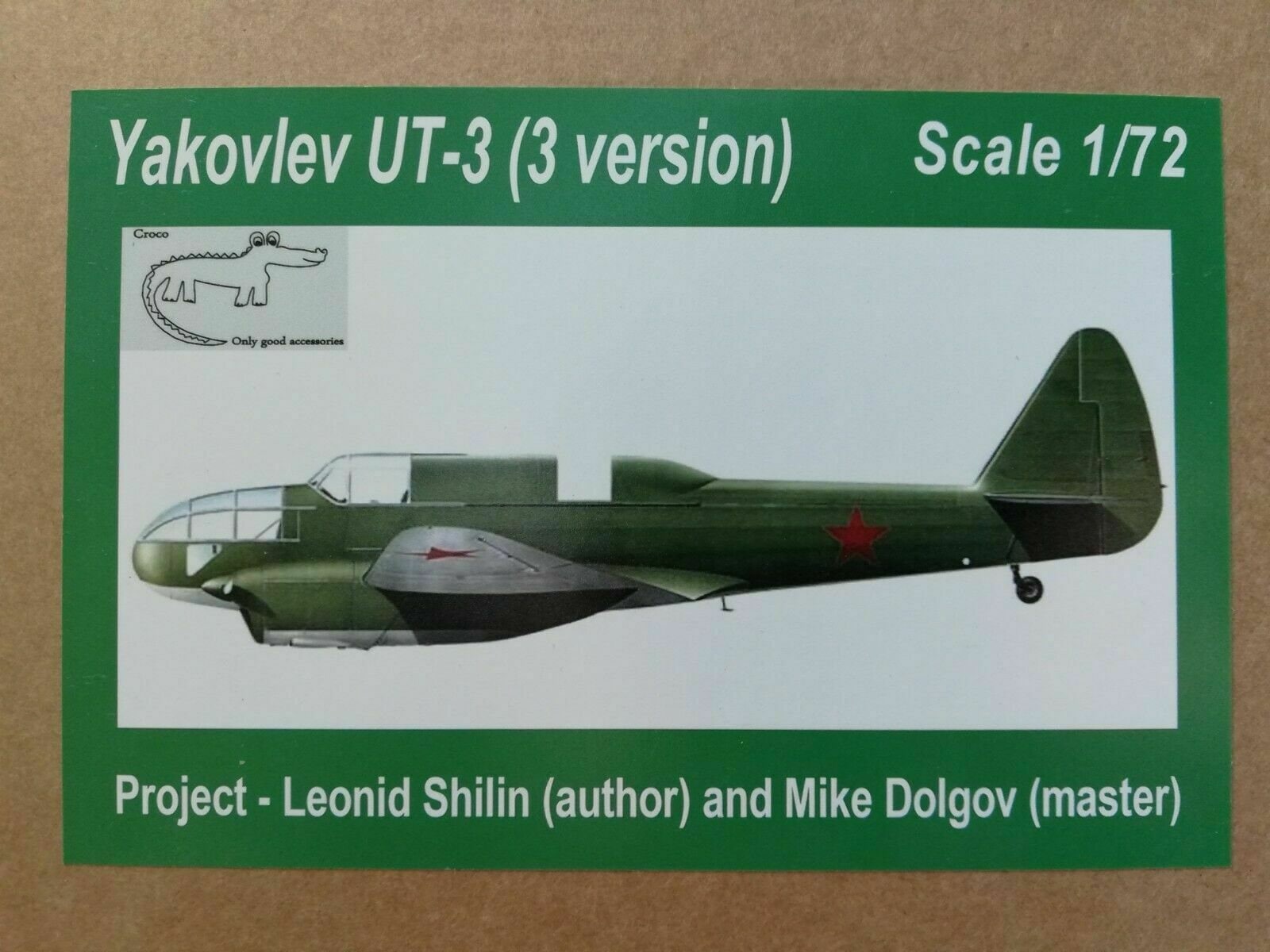 1/72 Croco Models 72030 Yakovlev UT-3 3-st Version, Training Aircraft ...