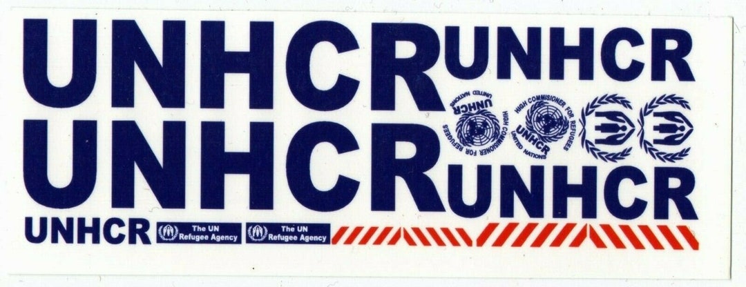 1/43 Decals for the UN / UNHCR Car Kamaz, Ural, MAN, Iveco, Mercedes ...