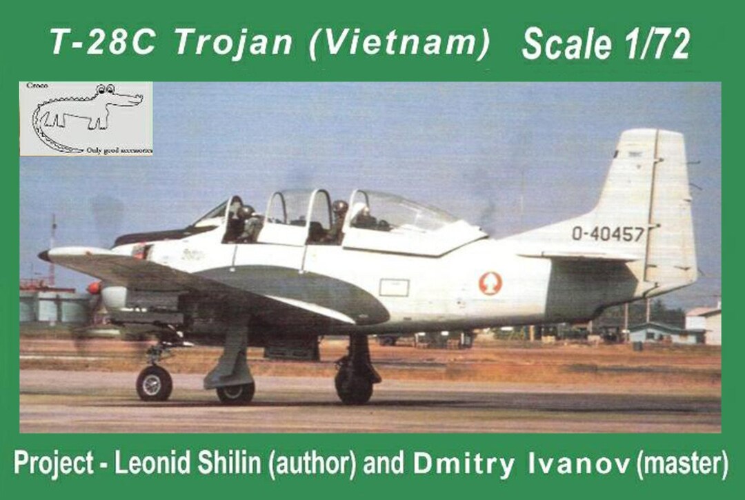 1/72 Croco Models #72044 - T-28C Trojan. Resin Kit With Metal Guns. - Etsy