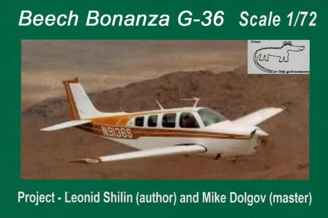 1/72 Croco Models #72045 - Beech Bonanza G-36. Resin Kit. - Etsy
