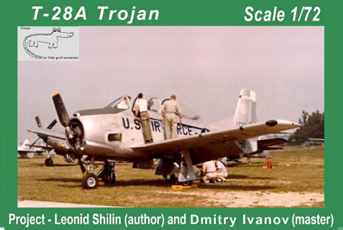 1/72 Croco Models 72042 T-28A Trojan. Resin Kit. - Etsy
