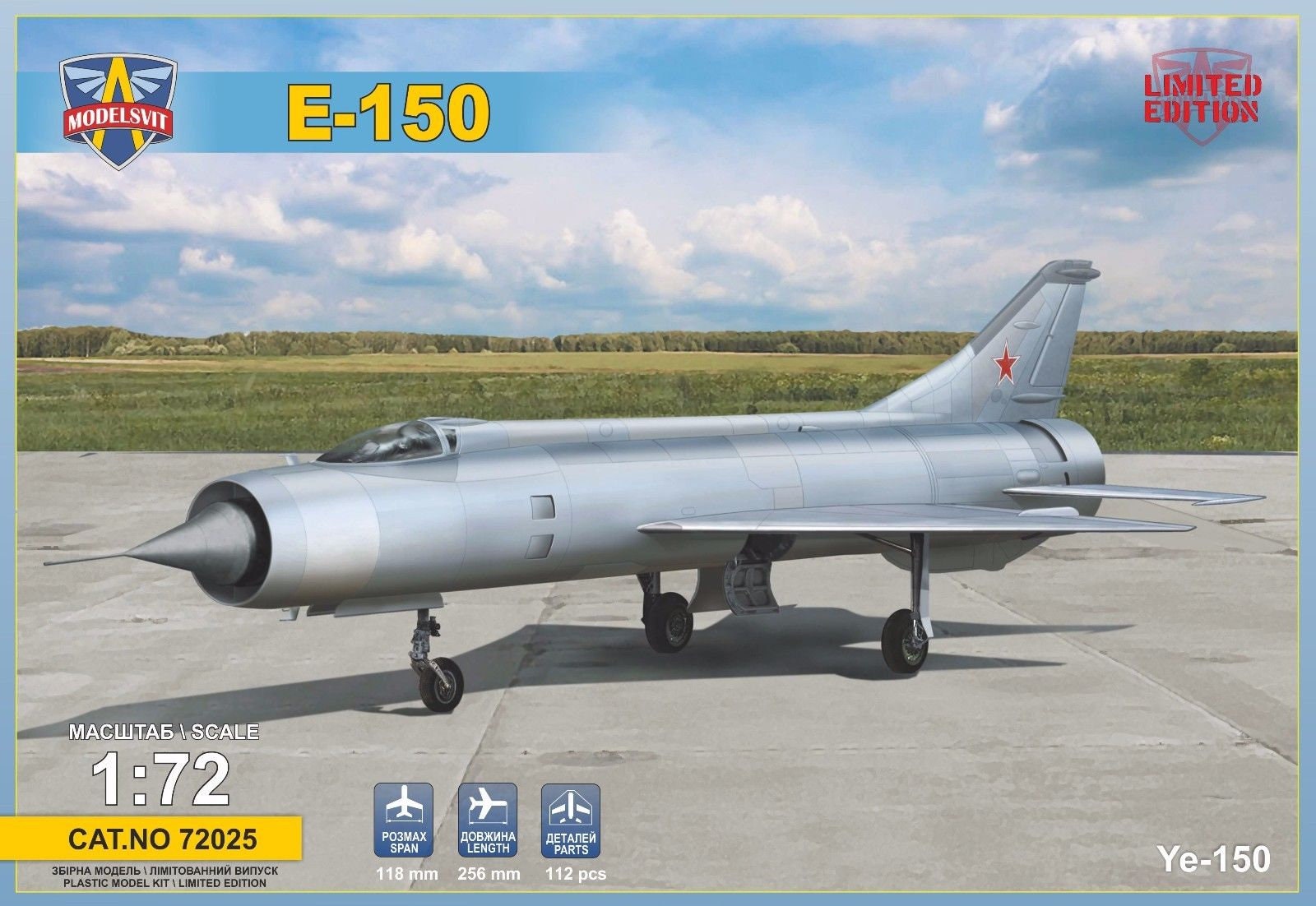 1/72 Modelsvit #72025 - MiG E-150 (YE-150) Mikojan-Gurevich Experimentaljäger - Etsy Österreich