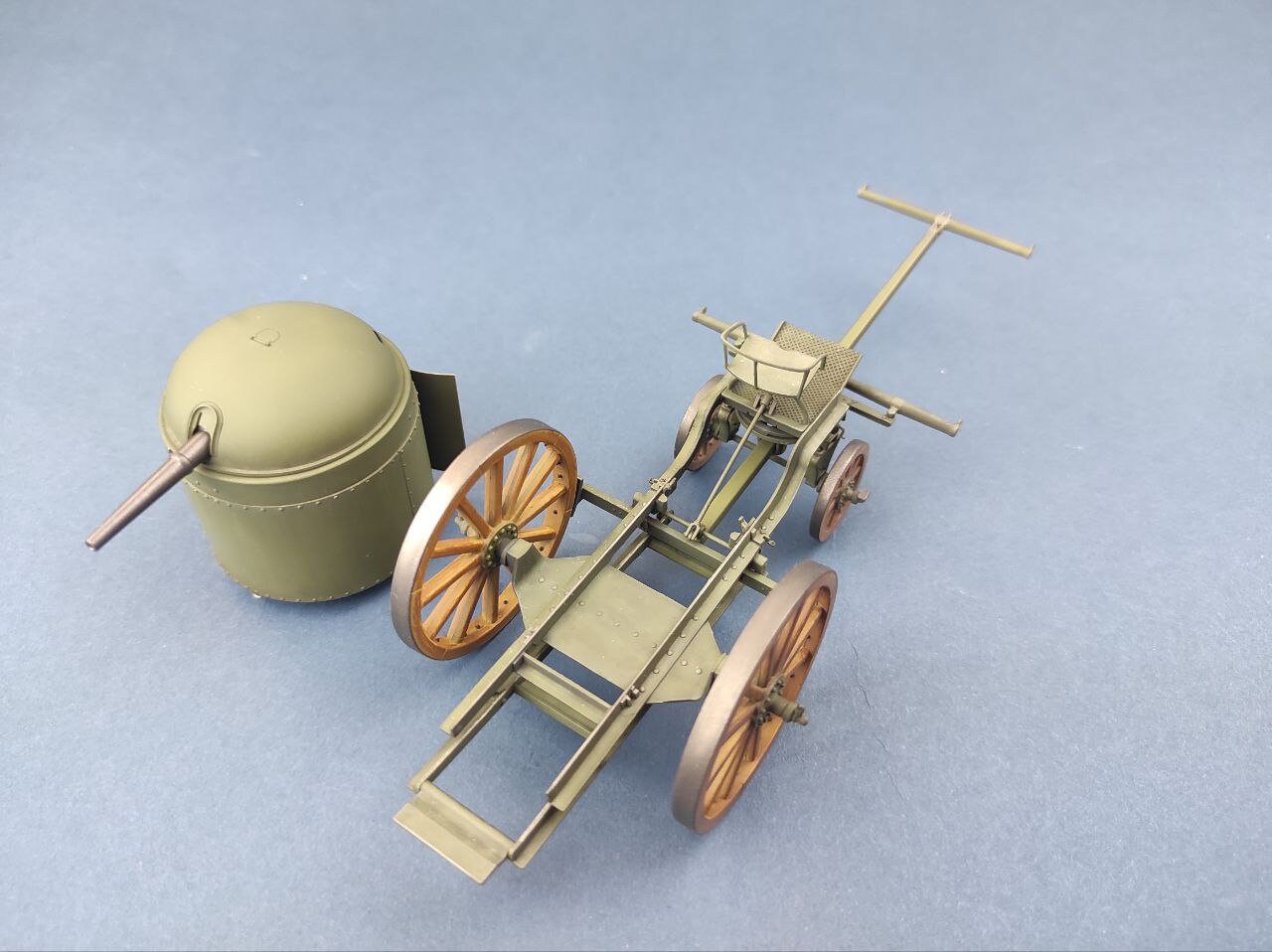 1:35 Copper State Models 35011 - 5,3cm Gruson Fahrpanzer WW I. Plastic ...