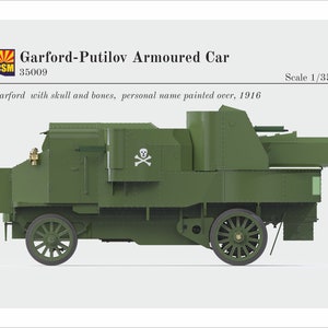1:35 Copper State Models 35009 - Garford-putilov Armoured Car. Plastic ...