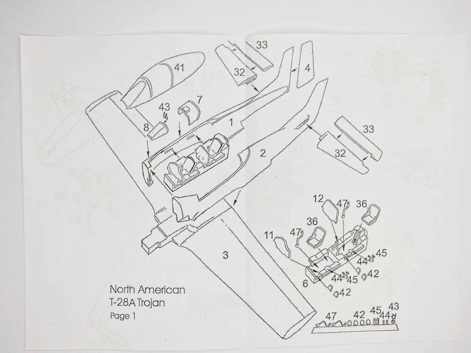 1/72 Croco Models 72042 T-28A Trojan. Resin Kit. - Etsy
