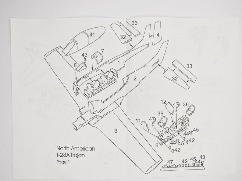 1/72 Croco Models 72042 T-28A Trojan. Resin Kit. - Etsy