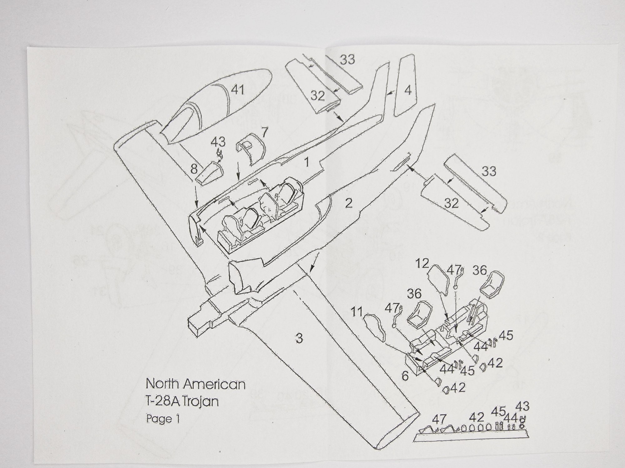 1/72 Croco Models 72042 T-28A Trojan. Resin Kit. - Etsy