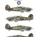 1/48 Colibri Decals #48045 - RAF in USSR Hurricane Mk.iib 151 Wing - 12 ...