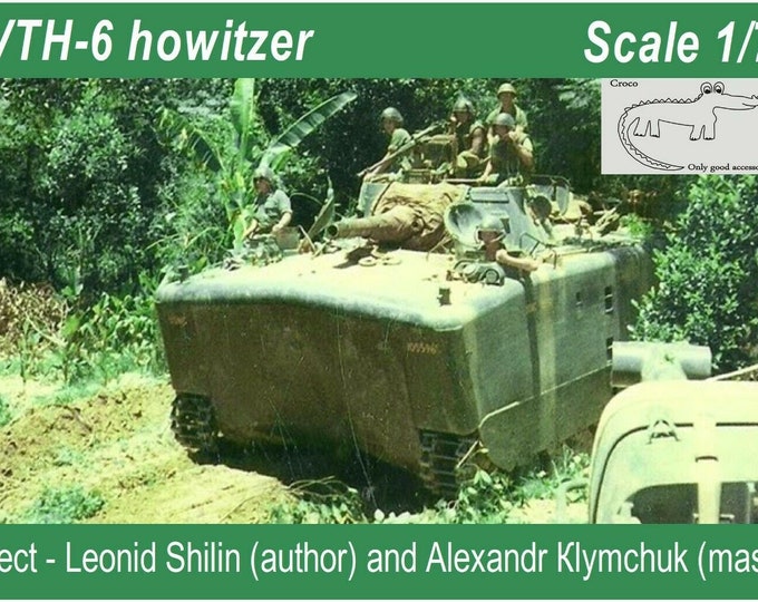 1/72 Croco Models #72018 LVTH-6 Amphibious Landing Vehicle. Resin Kit ...