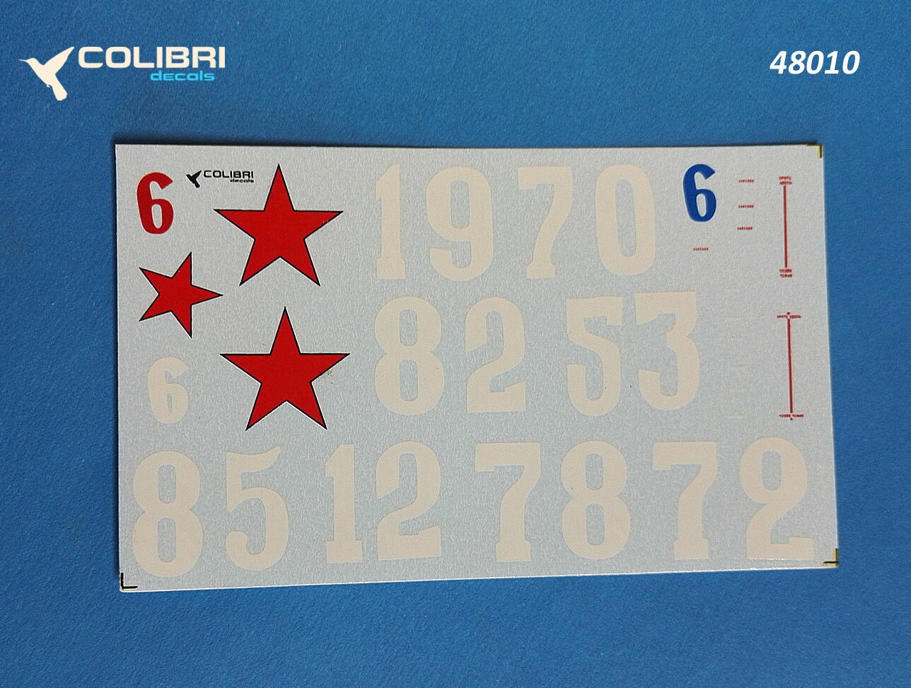 1/48 Colibri Decals 48010 Polikarpov I-16 Type 24 USSR 1941 - Etsy