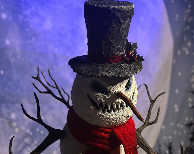 Original Art by Evil Seed Creations “mr.sinister Snow” One of a Kind ...