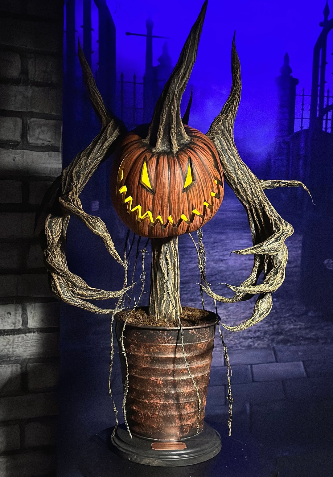 Original Art by Evil Seed Creations One of a Kind, Handmade LED Jack-o ...