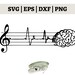 SVG File, Music SVG, Music Brain PNG, Eps, Dfx, Music Therapy, Download ...
