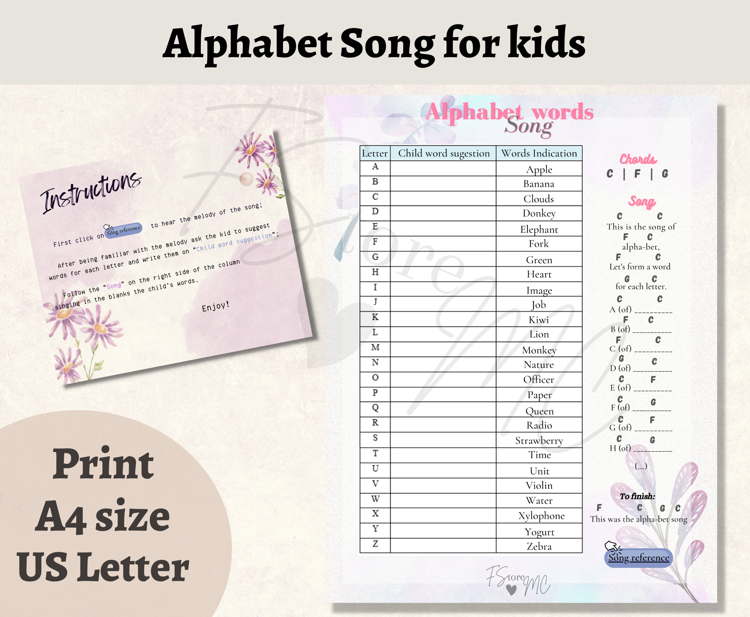 Alphabet Music Game for Kids: Works Skills of Toddlers With Autism ...