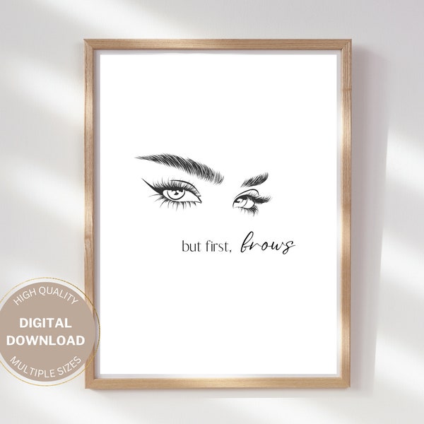 Brow Tech Wall Art - Etsy