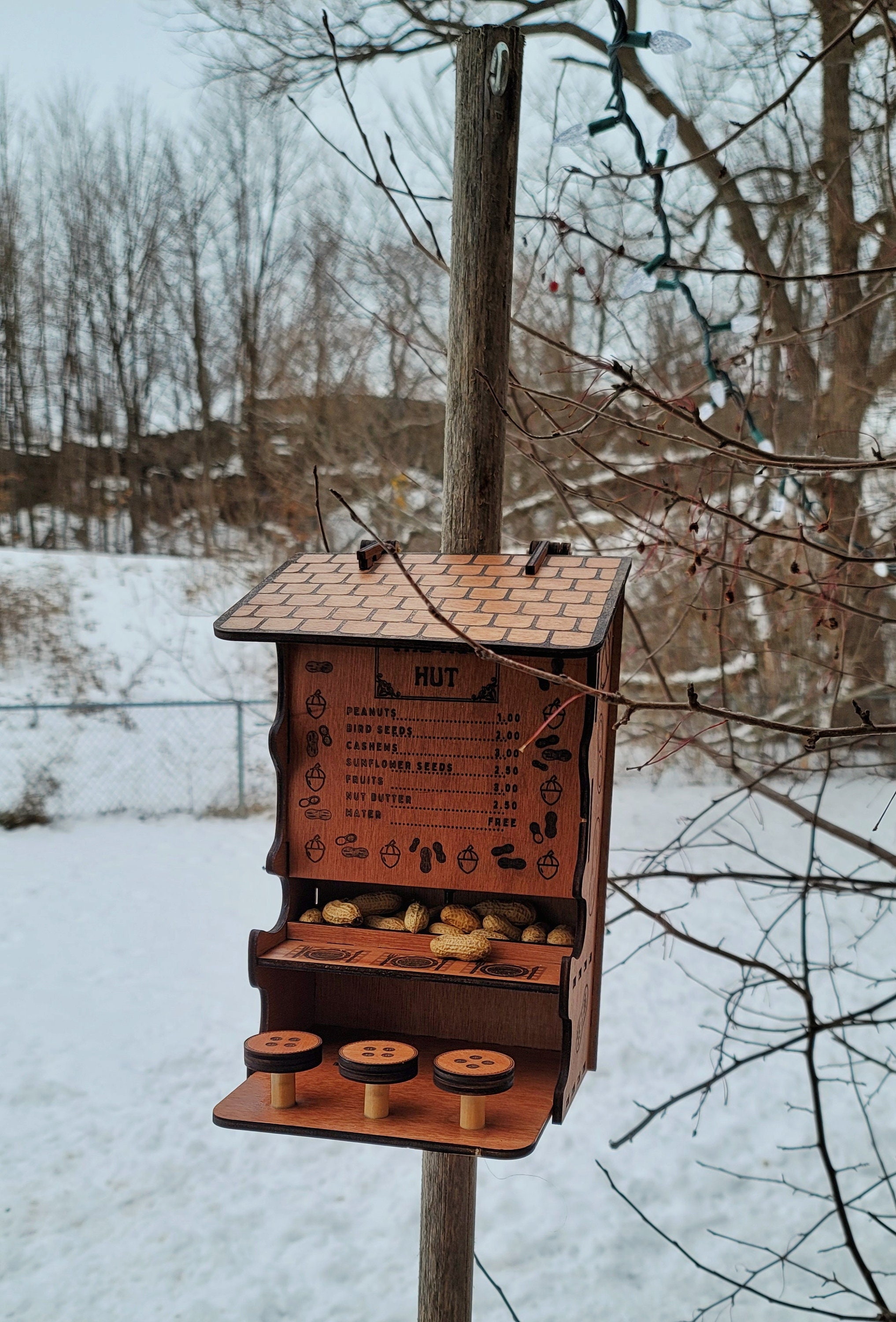 Nut Hut Squirrel Feeder (digital Download) - Etsy