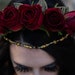 Aphrodite Rose Floral Crown - Etsy