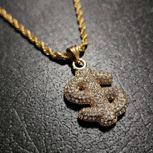Dollar Sign Necklace - Etsy