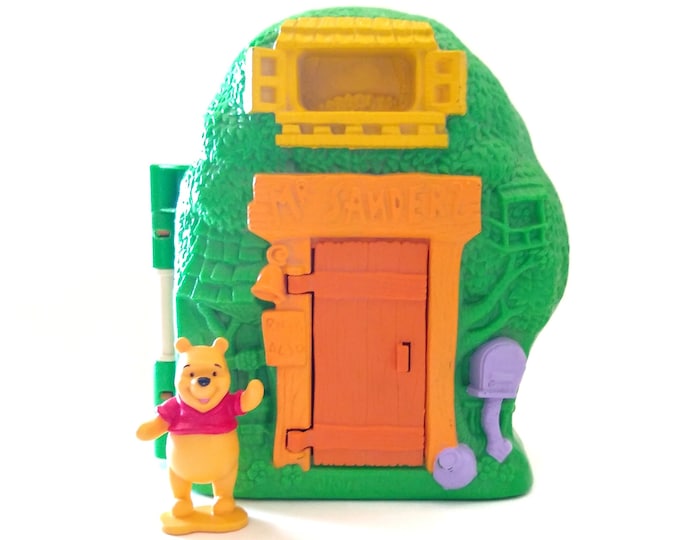 Winnie the Pooh 100 Acre Wood Carry Around Playset by Mattel, Vintage ...