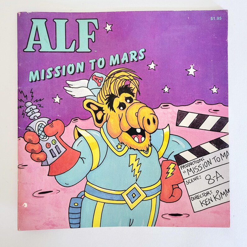 Alf Mission to Mars 1987 Vintage Softcover Childrens Picture Book ...