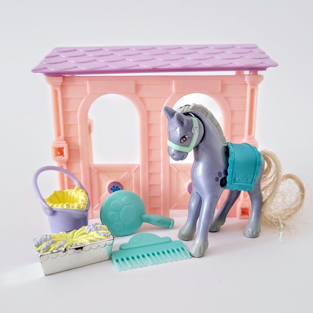 Vintage Kenner Littlest Pet Shop Sparkling Pony Pairs Sweetheart Ponies ...