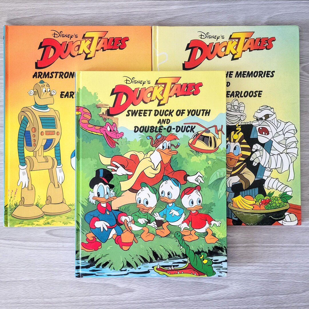 Disneys Ducktales Vintage Large Hardcover Books, Set of 3 - Etsy