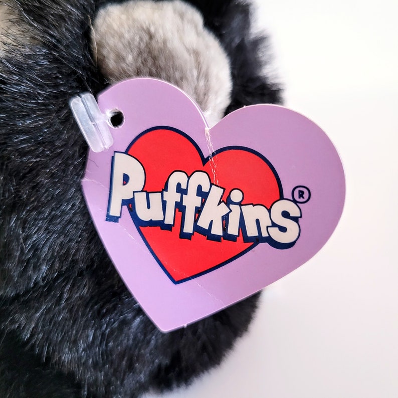 Puffkins Max the Gorilla Mini Plush Toy With Tags, Vintage 90s Swibco ...