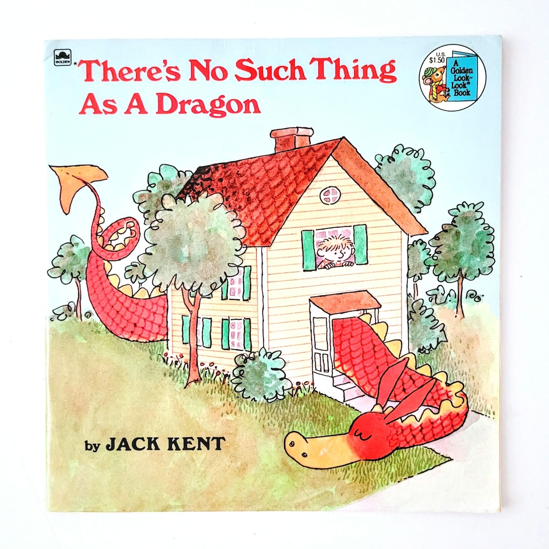 Theres No Such Thing as a Dragon by Jack Kent 1975 Vintage Softcover ...