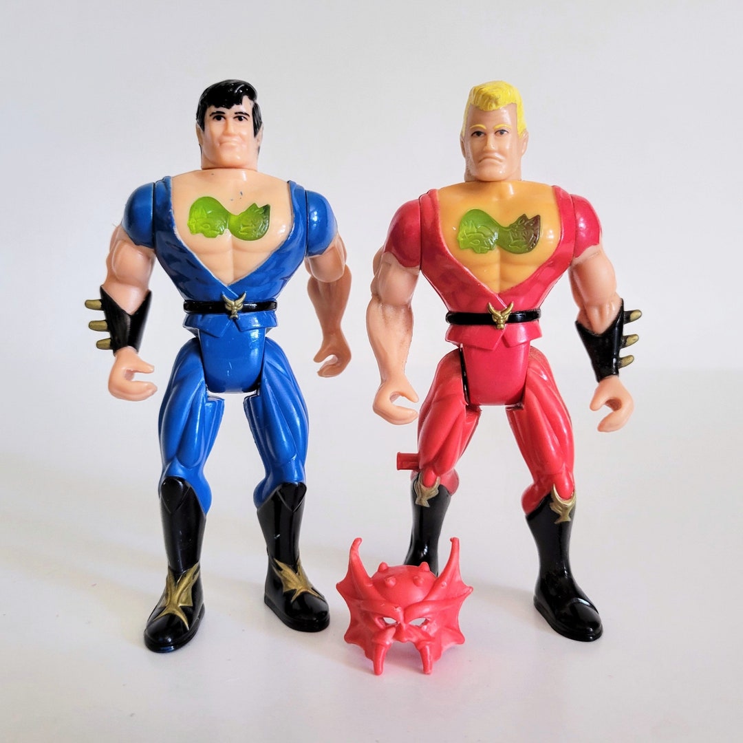 Tyco Double Dragon Action Figures Billy Lee and Jimmy Lee Vintage 1993 ...