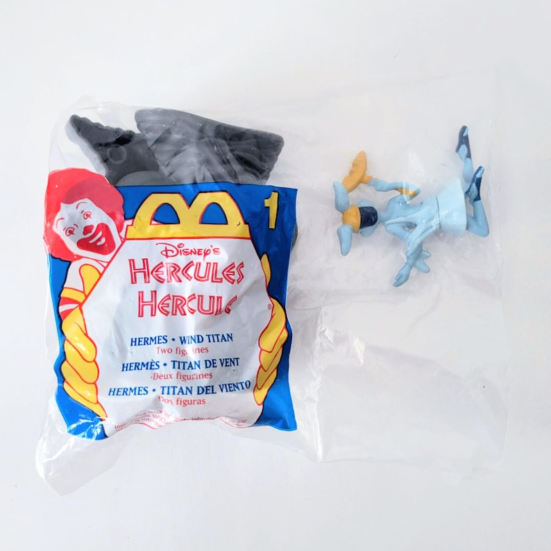 Disney Hercules Hermes and Wind Titan Mcdonalds Happy Meal Toy SEALED ...