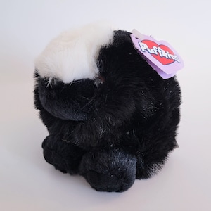 Puffkins Odie the Skunk Mini Plush Toy With Tags, Vintage 90s Swibco ...